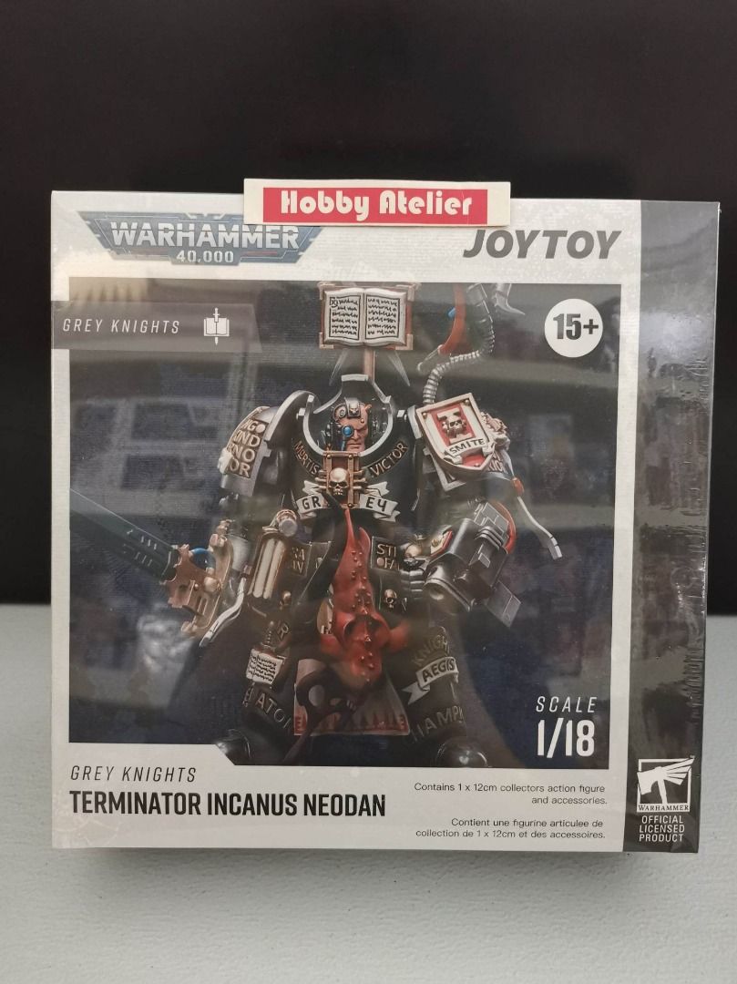 JT3204 Warhammer 40K - 1/18th Scale Grey Knights: Terminator Incanus Neodan (Reissue), Hobbies ...