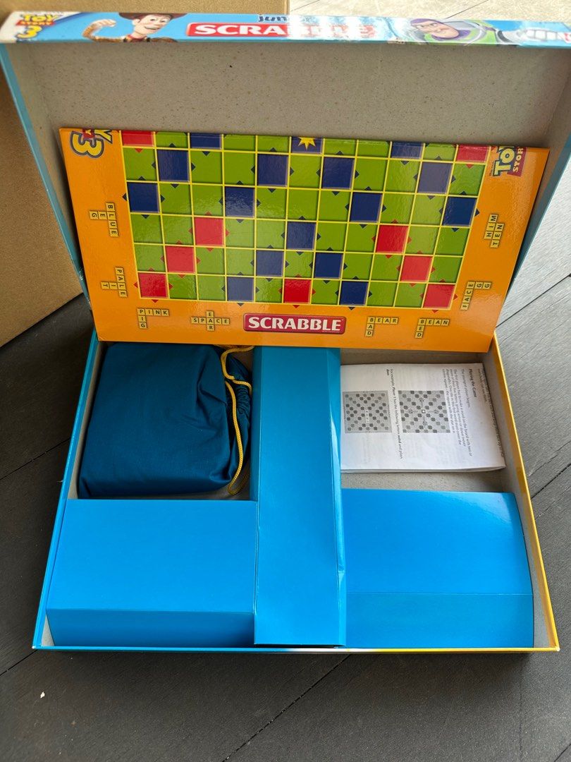 JUNIOR SCRABBLE TOY STORY 3, Hobbies & Toys, Toys & Games on Carousell