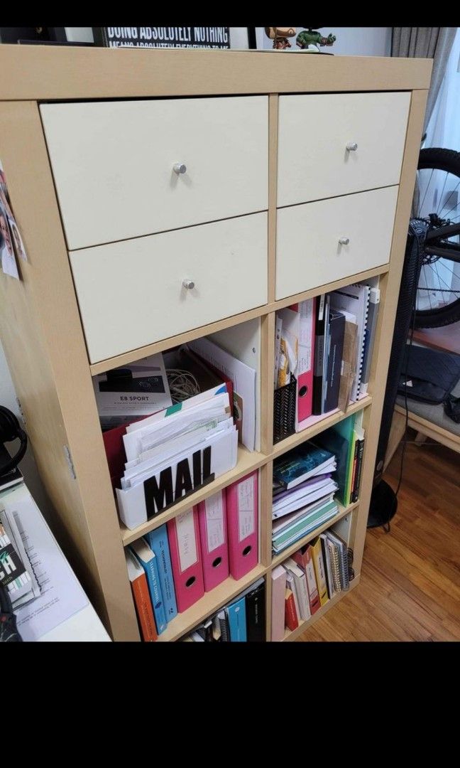 Kallax style cabinet, Furniture & Home Living, Furniture, Shelves ...