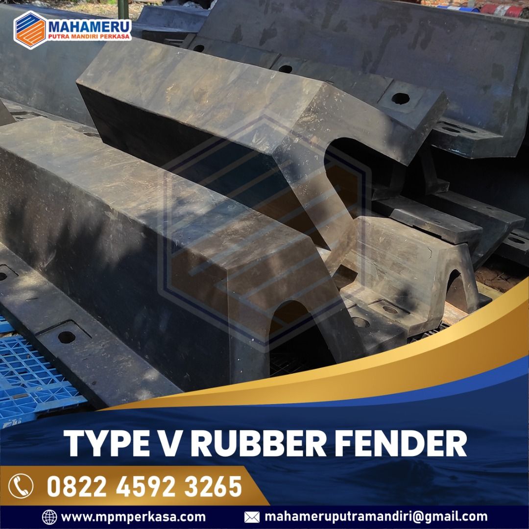 Karet Fender V - Rubber Fender V Dermaga Pelabuhan di Indonesia, Serba ...