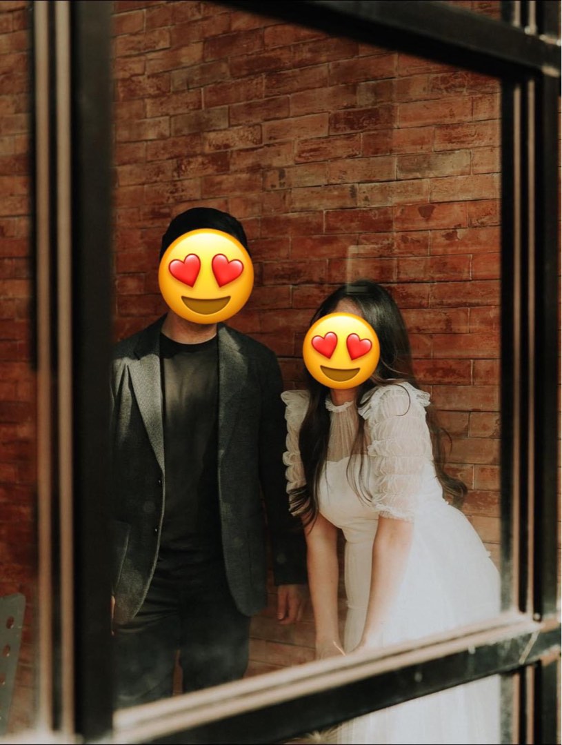 Karimadon White Midi Pre Nup Dress on Carousell