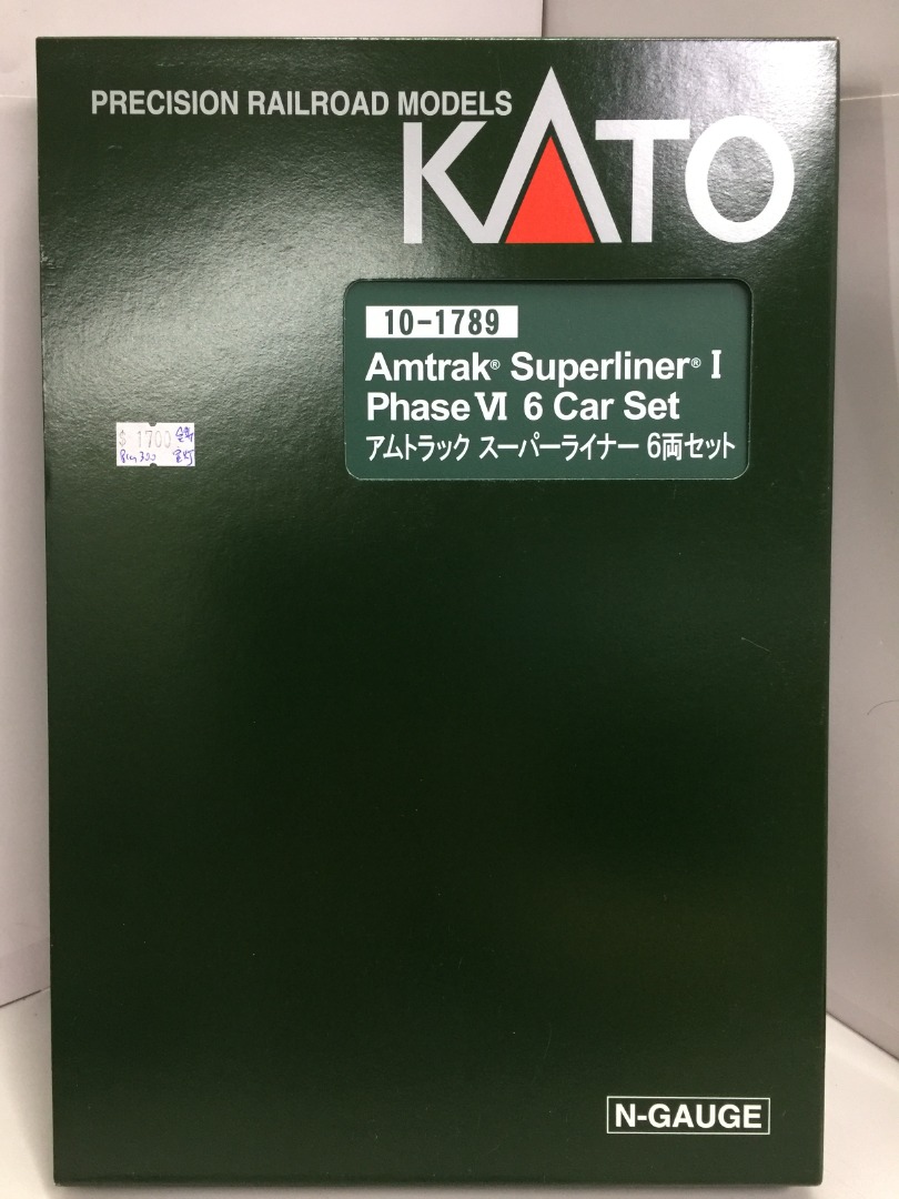 KATO N-GAUGE 10-1789 Amtrak Superliner I Phase VI 6 Car Set PRECISION RAILROAD MODELS (68754 ...
