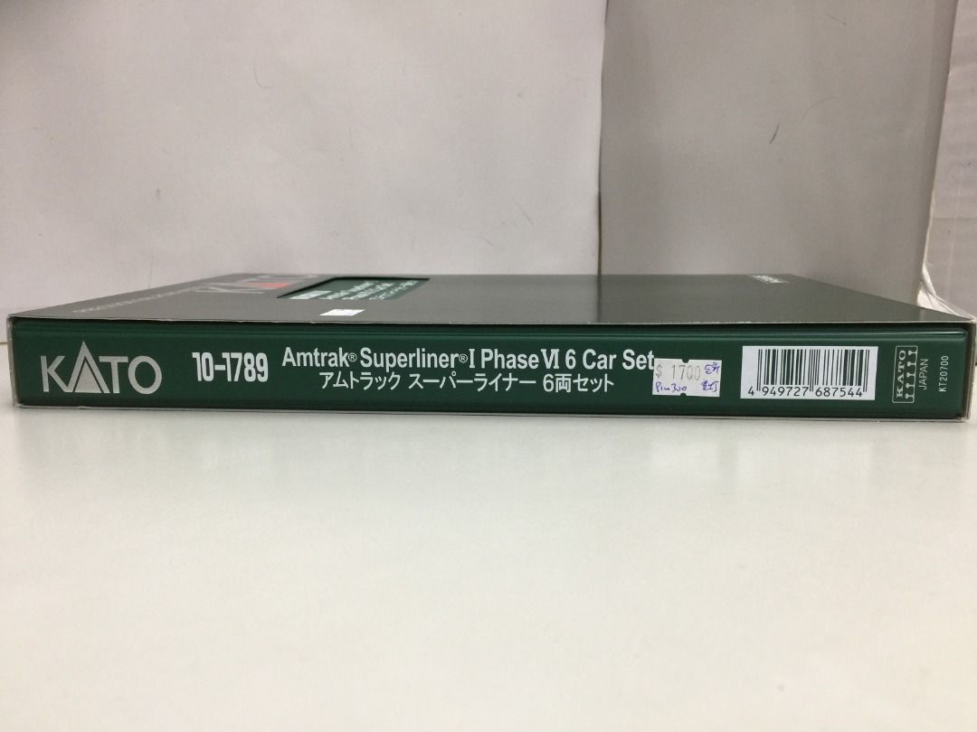 KATO N-GAUGE 10-1789 Amtrak Superliner I Phase VI 6 Car Set PRECISION ...