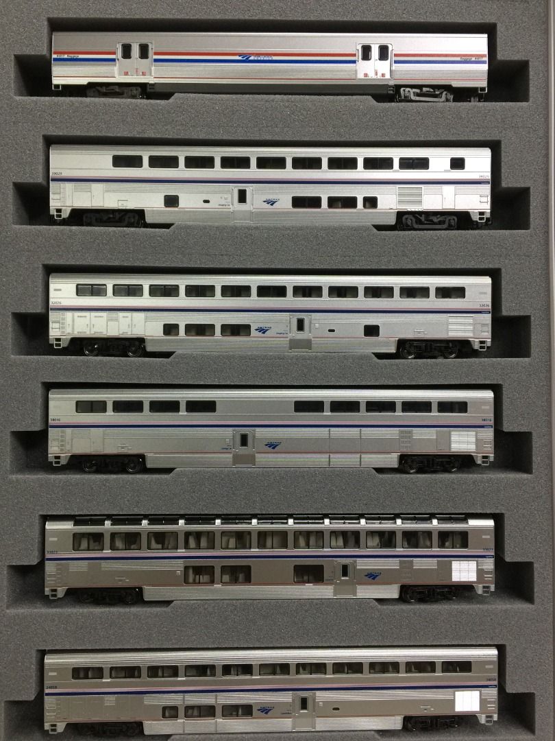 KATO N-GAUGE 10-1789 Amtrak Superliner I Phase VI 6 Car Set PRECISION ...