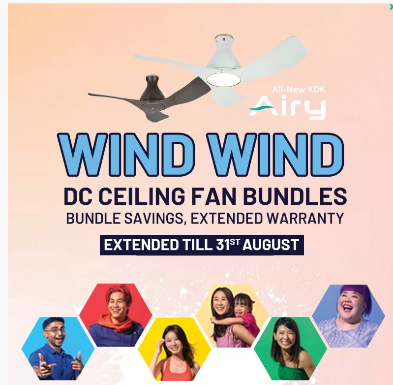 KDK Package Offer Ceiling fan dc motor (E48HP +E48HP = $818) (E48GP ...