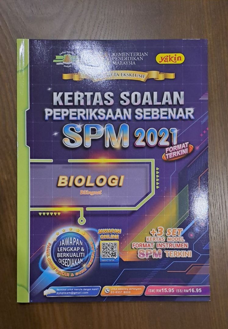 KERTAS SOALAN PEPERIKSAAN SEBENAR SPM 2021 (DWIBAHASA) [BIOLOGI, FIZIK ...