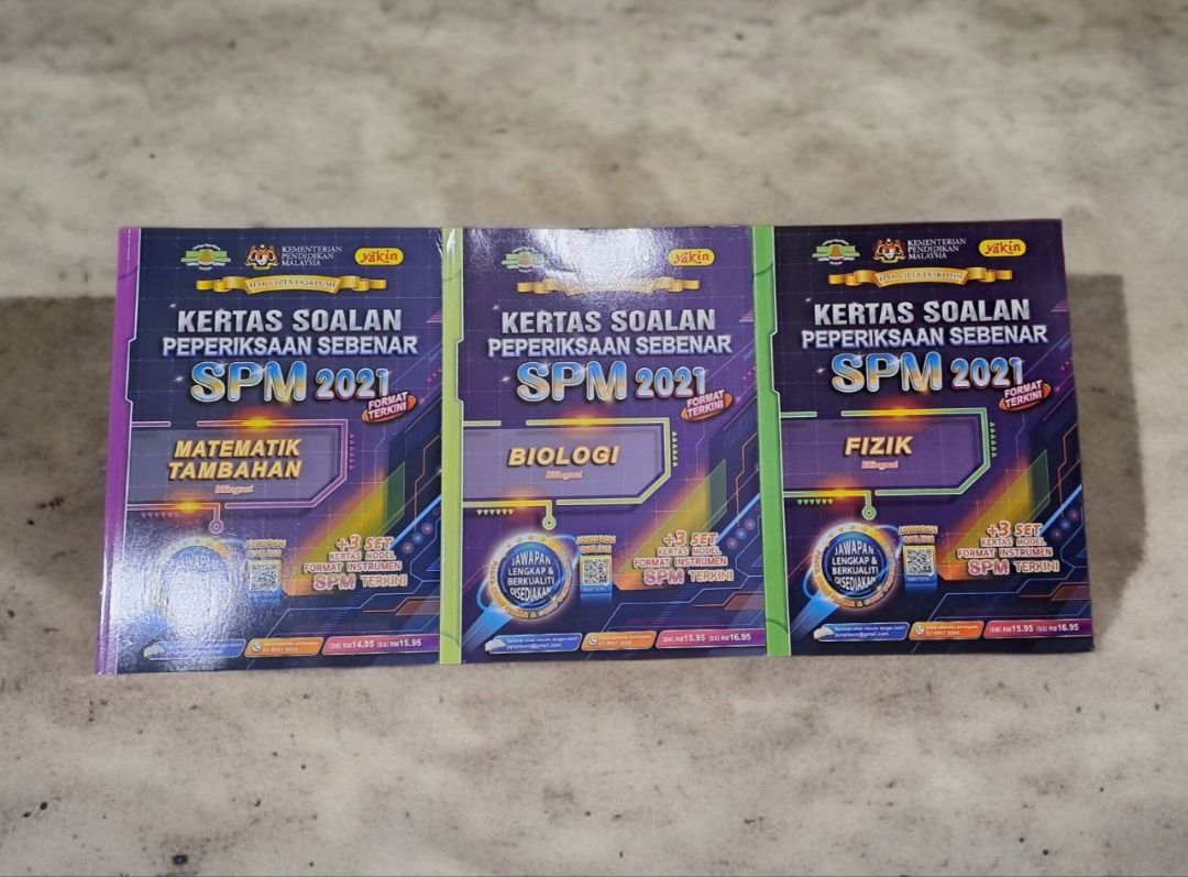 KERTAS SOALAN PEPERIKSAAN SEBENAR SPM 2021 (DWIBAHASA) [BIOLOGI, FIZIK ...