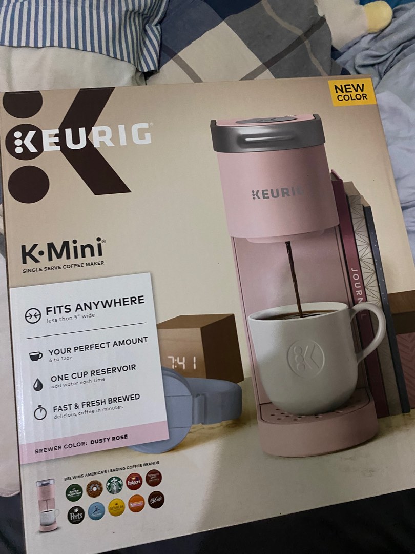 keurig k-mini single serve coffee maker (pink) on Carousell