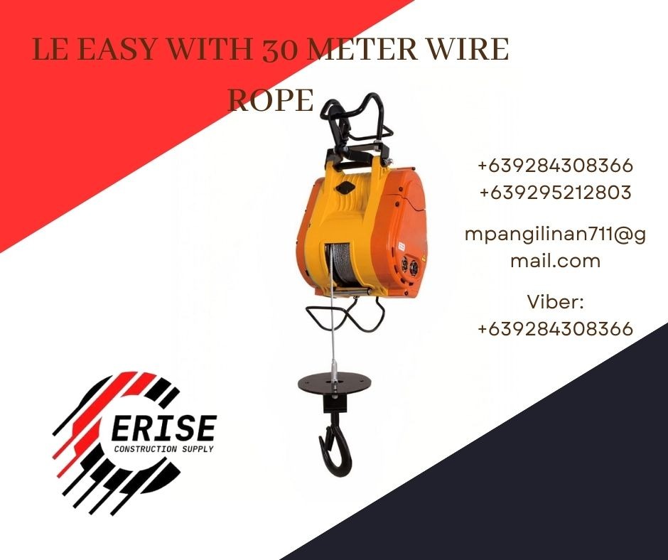 Le Easy With 30 Meter Wire Rope Single Phase 220 Volts, Commercial ...