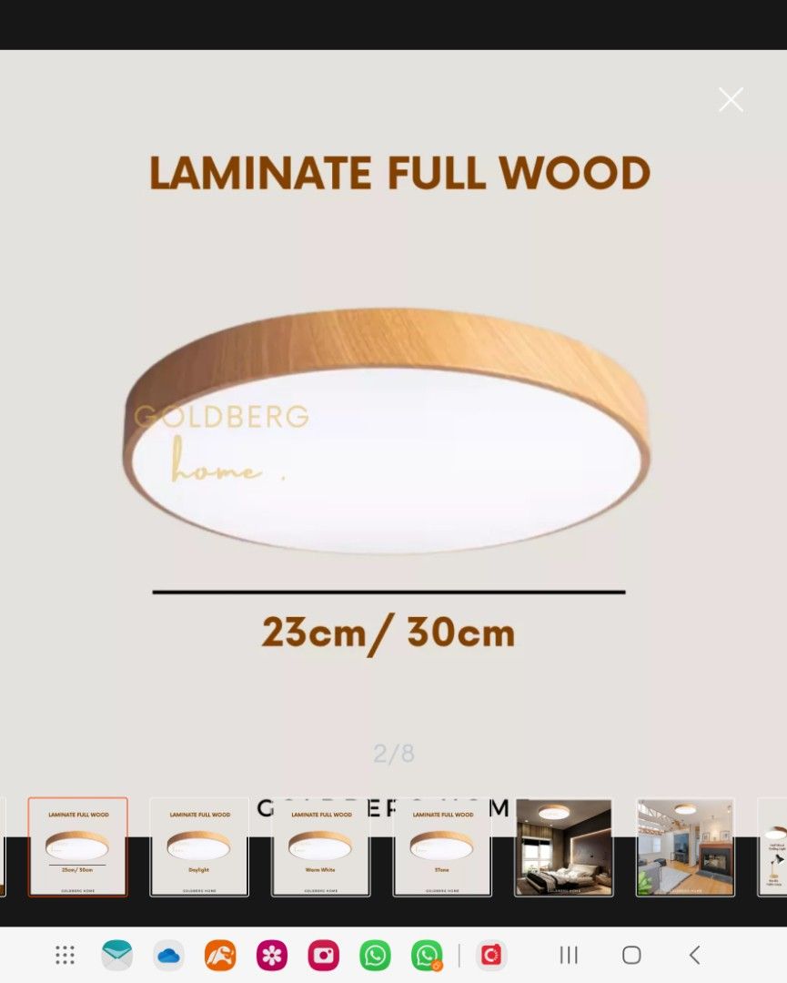Led Ceiling Light, Car Accessories, Electronics & Lights on Carousell