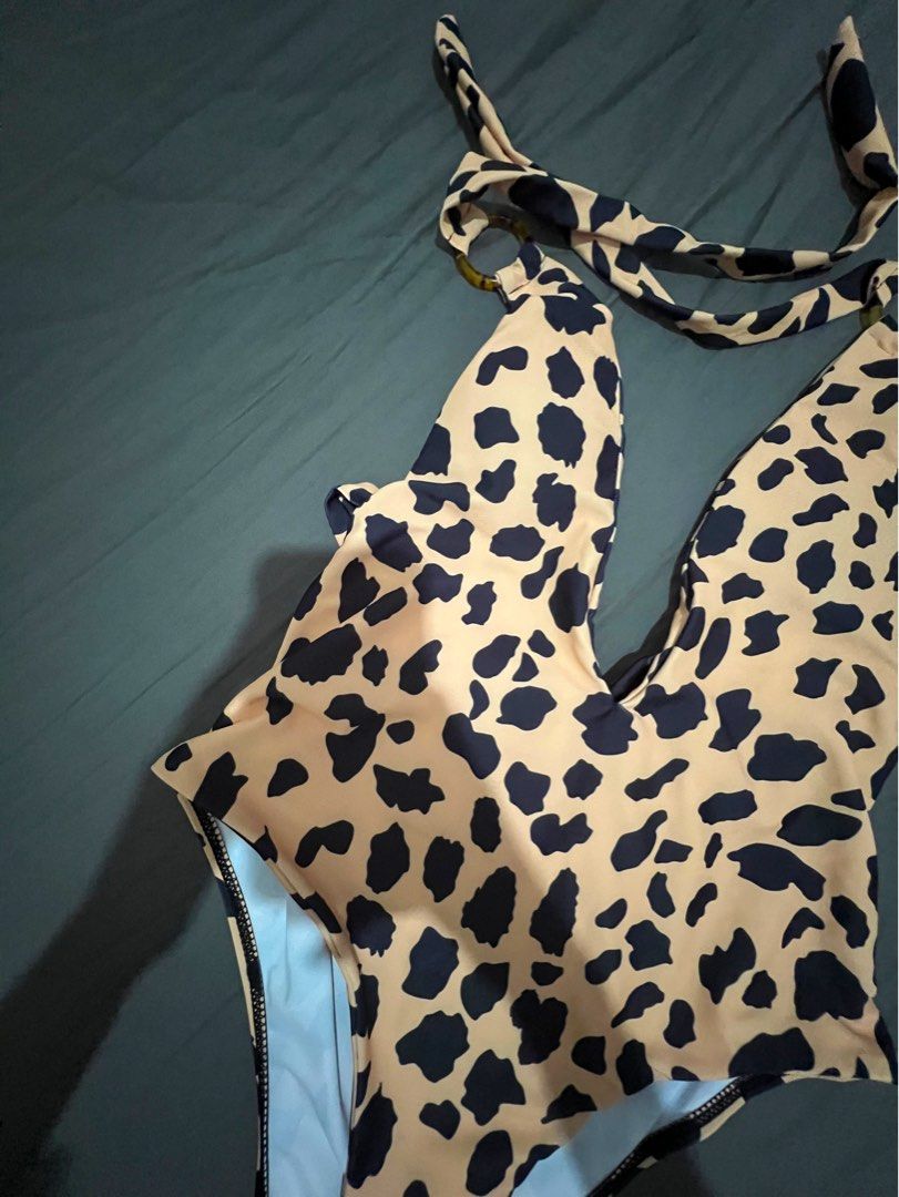 Leopard one piece set on Carousell