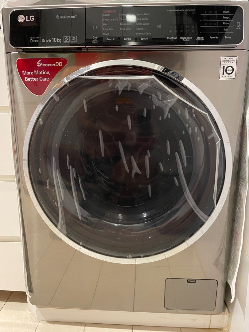 LG Washing Machine front load w touch screen, TV & Home Appliances ...