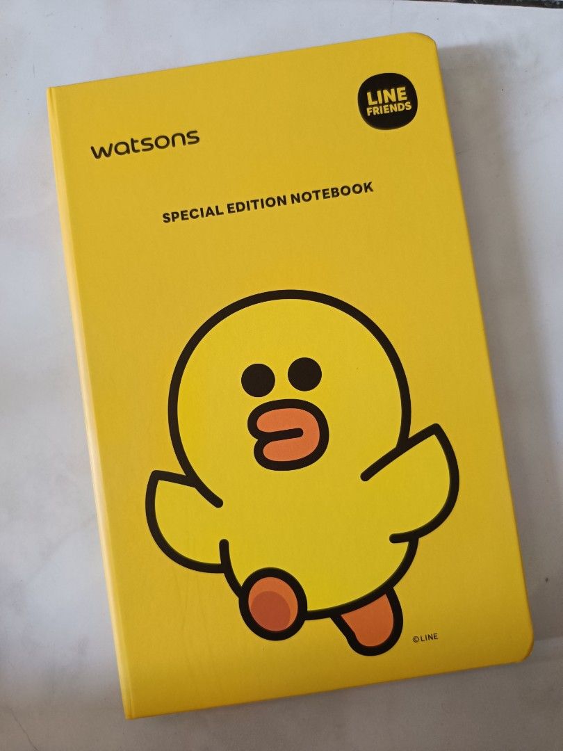 Line Friends X Watson limited edition notebook, Hobbies & Toys ...