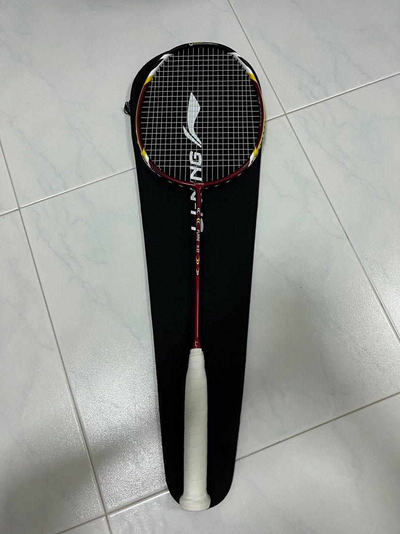 Lining Flame N55 Chen Long racket, Sports Equipment, Sports & Games ...