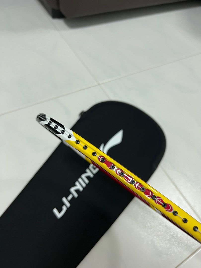 Lining Flame N55 Chen Long racket, Sports Equipment, Sports & Games ...