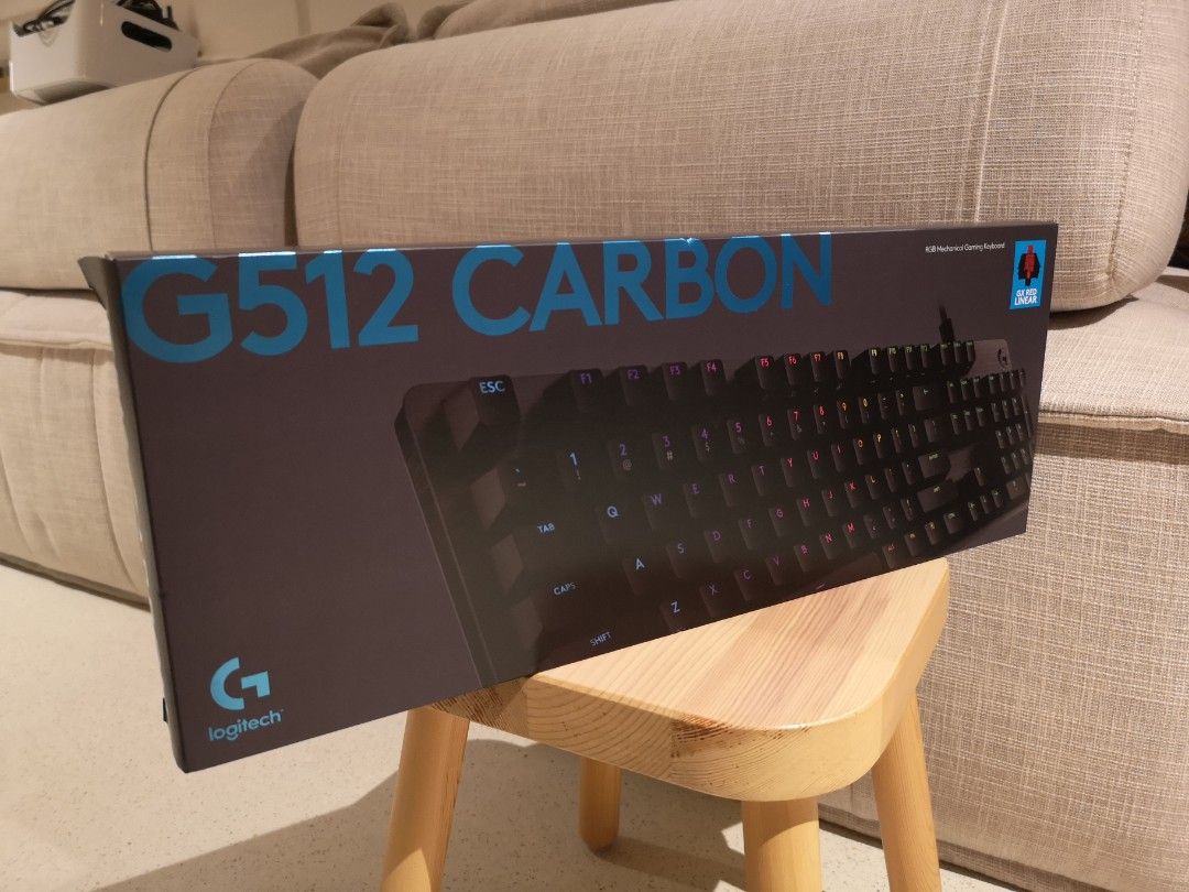 Logitech G512 carbon mechanical keyboard, Computers & Tech, Parts ...