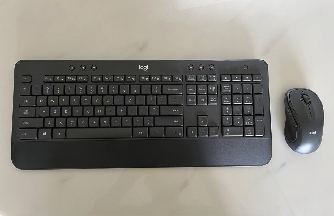 Logitech MK545 Advanced Wireless Keyboard + Logitech Mouse Bundle, Computers & Tech, Parts ...