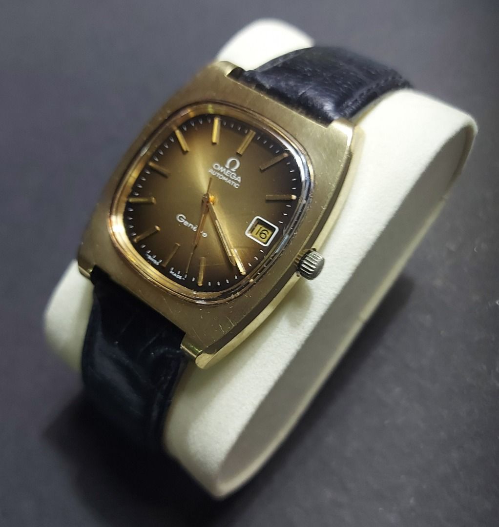 Omega Geneve Automatic Cal 1012 Vintage Gents (1970's) 20-Micron Gold ...