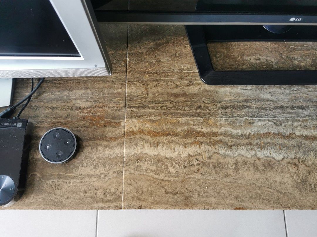 Mable stone TV consoles, Furniture & Home Living, Furniture, TV Consoles on Carousell