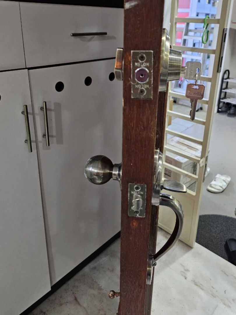 Main door lock set, Furniture & Home Living, Security & Locks, Locks ...