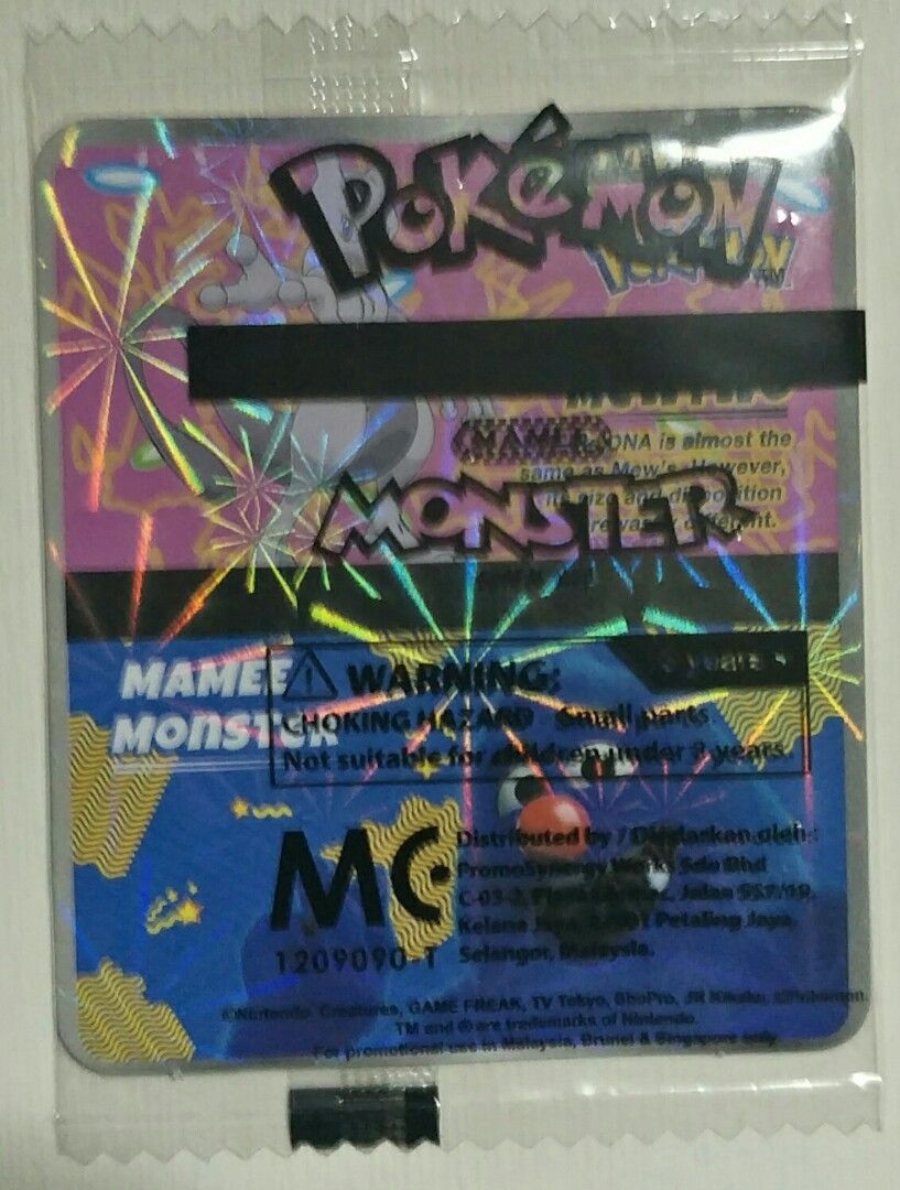 Mamee Pokemon card, Hobbies & Toys, Toys & Games on Carousell