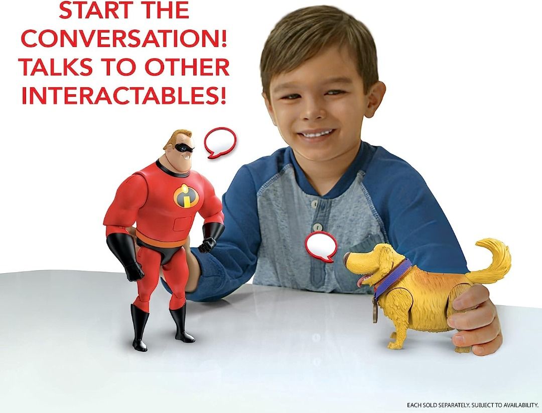 Mattel - The World of PIXAR Doug Interactable (Disney/PIXAR), 興趣及遊戲, 玩具 ...