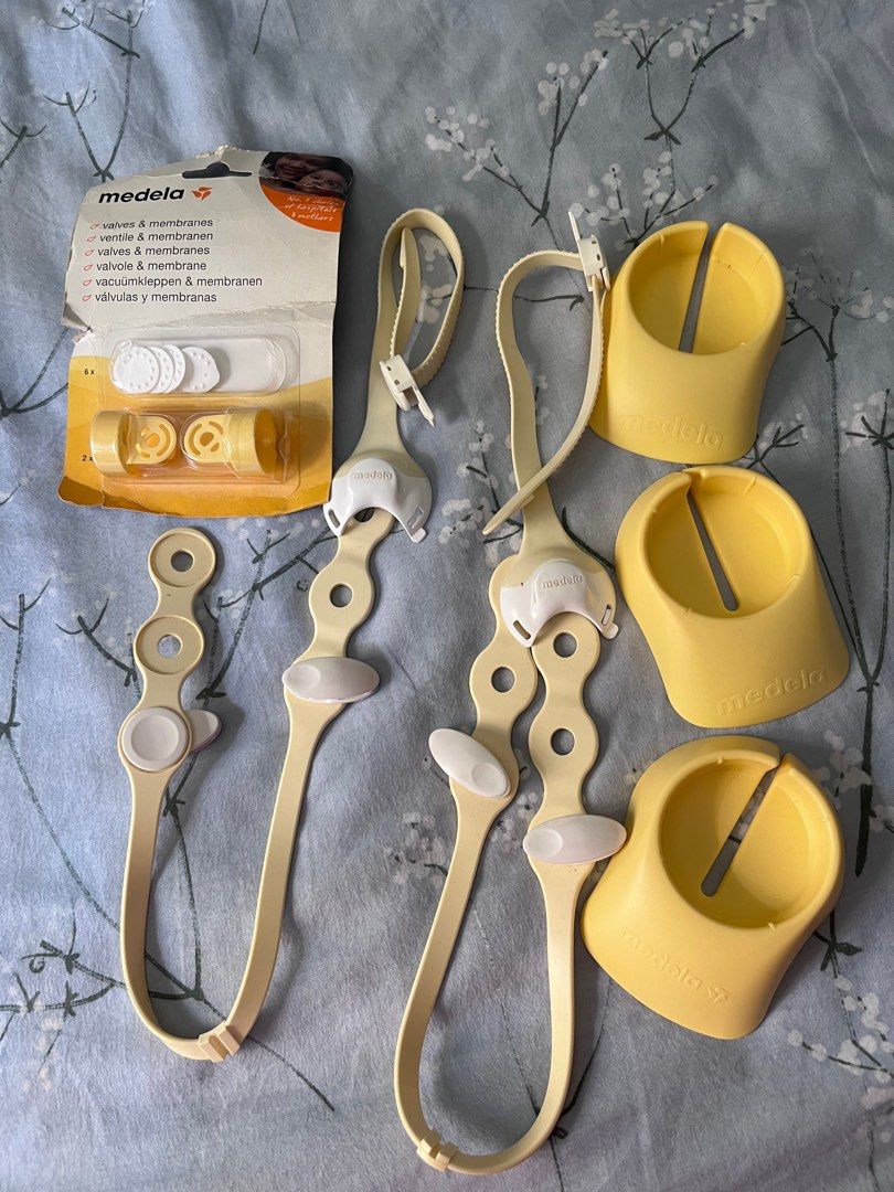 Medela Freestyle Handsfree Kit , Medela bottle stand part, valves and ...