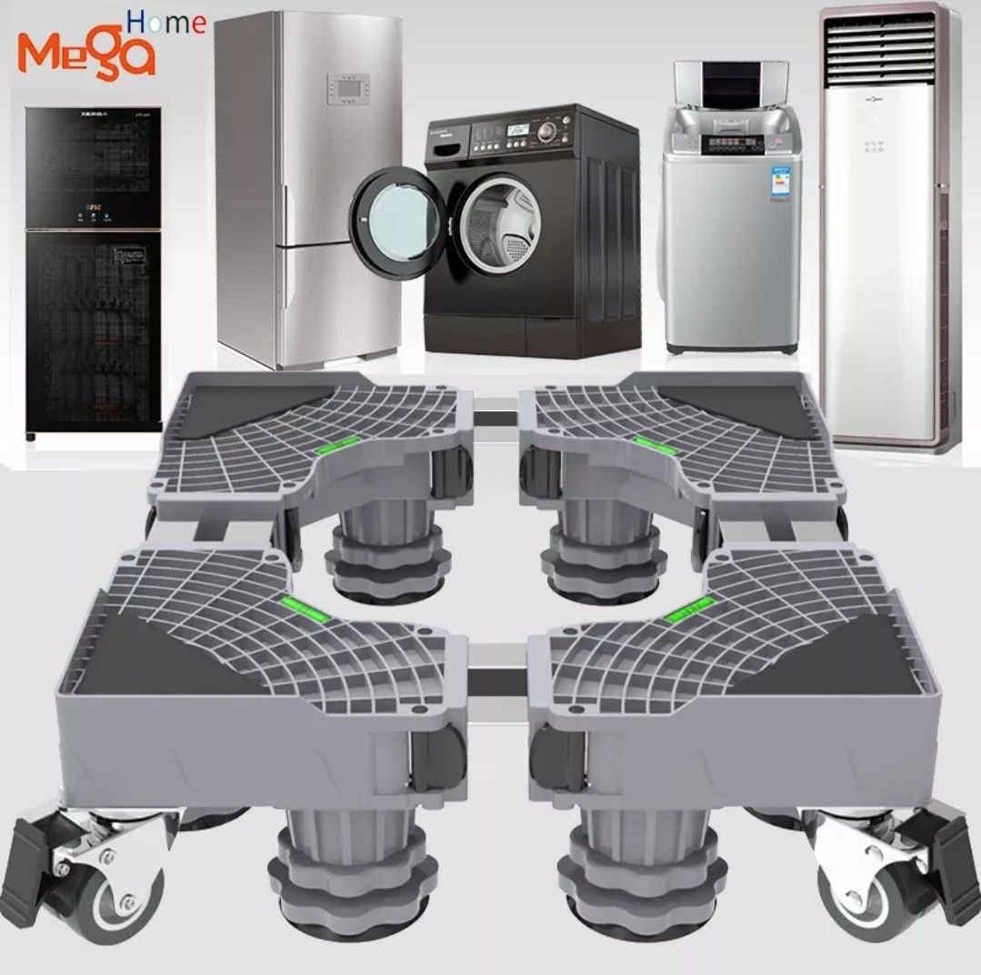 MegaHome Refrigerator Rack Stand Washing Machine Foot Stand with ...
