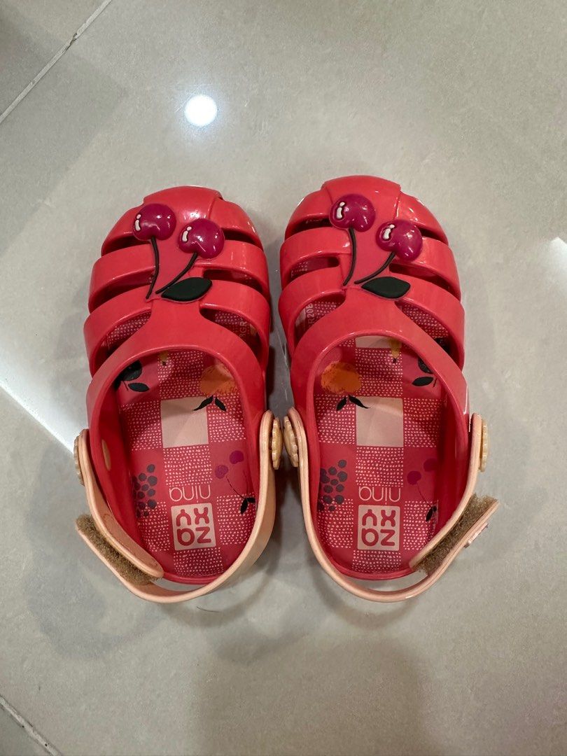 Melissa kids shoe (cherry), Babies & Kids, Babies & Kids Fashion on ...