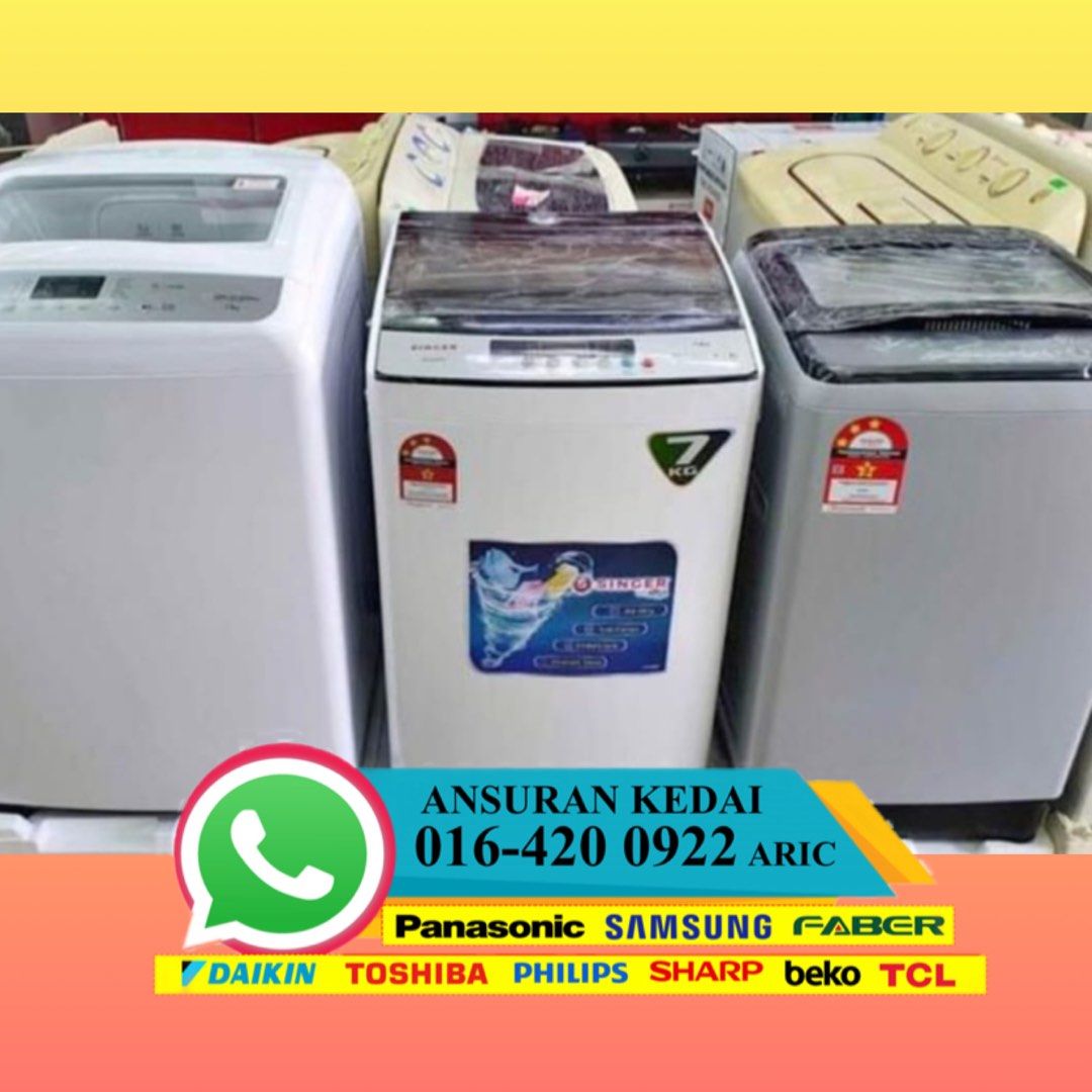 MESIN BASUH ANSURAN KEDAI, TV & Home Appliances, Washing Machines and ...