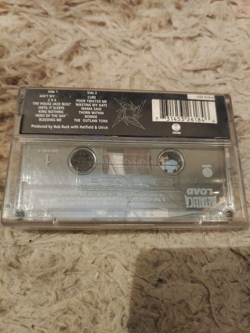 Metallica - Load Cassette, Hobbies & Toys, Music & Media, CDs & DVDs on ...