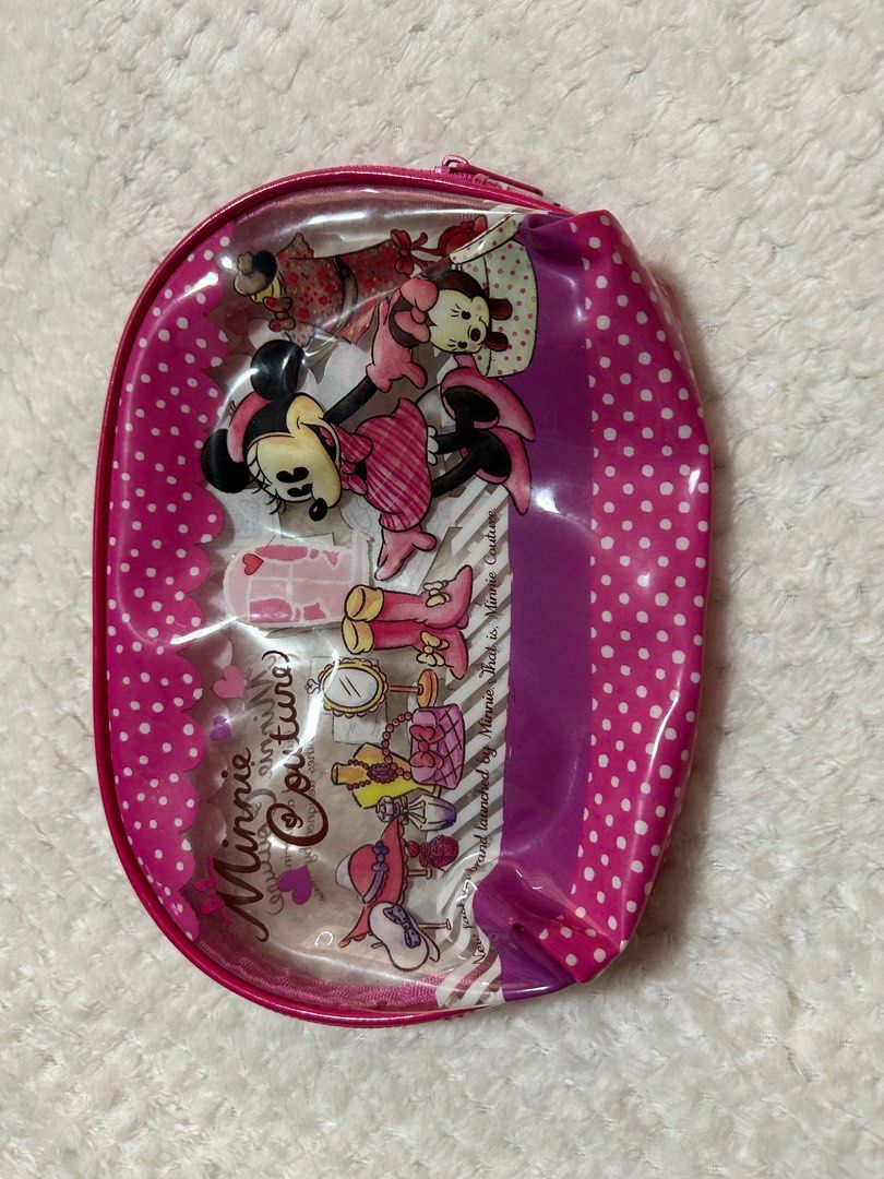 Minnie Mouse Pouch, Women's Fashion, Bags & Wallets, Purses & Pouches ...