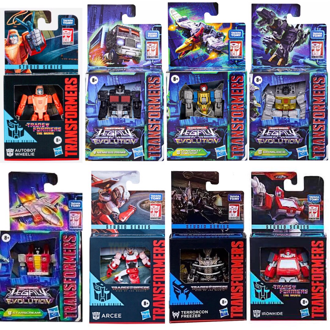 MISB Transformers Core Legacy Evolution Swoop, Starscream, Grimlock ...