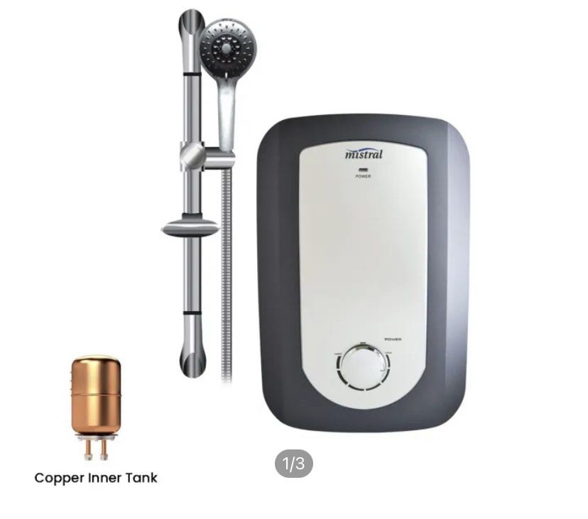 Mistral Instant shower heater MSH708, TV & Home Appliances, Water ...
