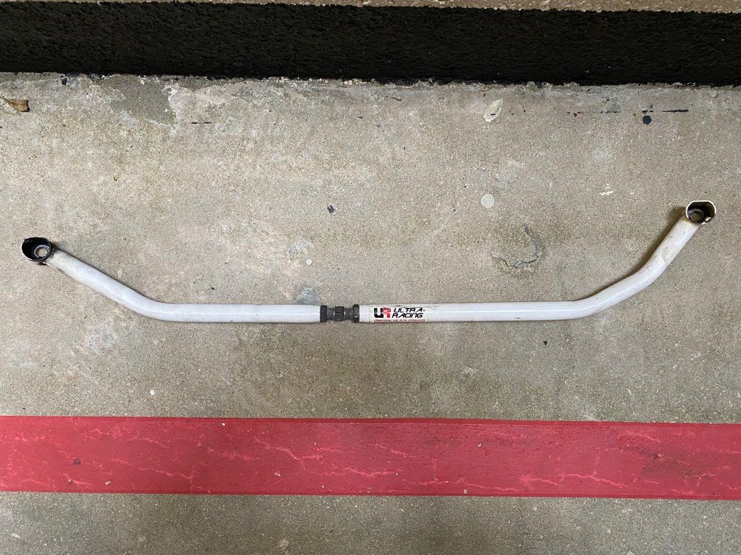 Mitsubishi-I Ultra Racing Front Strut Bar and Lower Brace Bar, Car ...