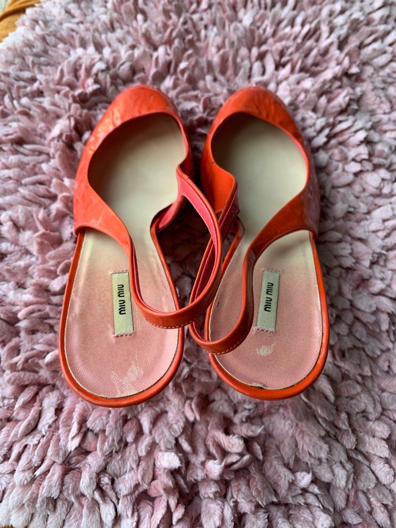 Miu Miu heels, Luxury, Sneakers & Footwear on Carousell