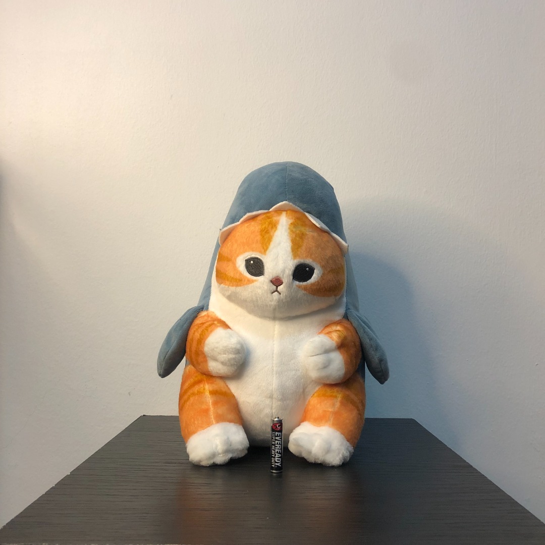 Mofusand Shark Cat Plush, Hobbies & Toys, Toys & Games on Carousell