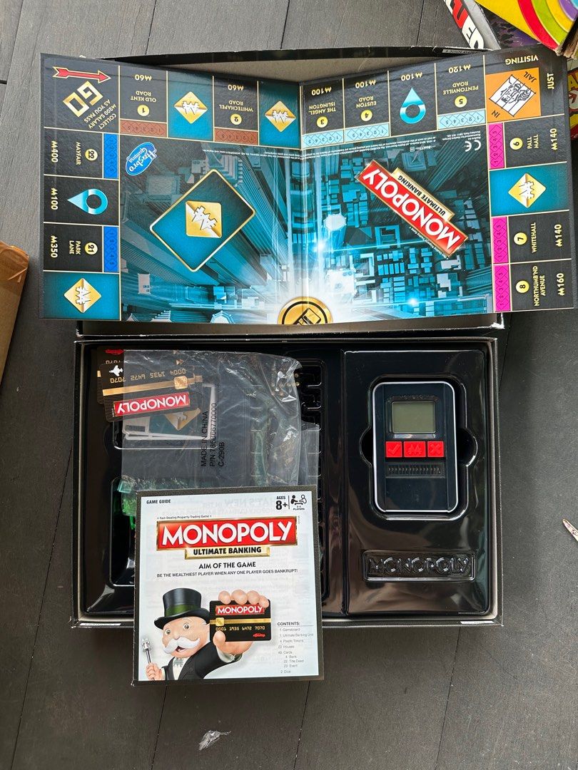 MONOPOLY BOARD GAME WITH ELECTRONIC DEVICE, Hobbies & Toys, Toys ...