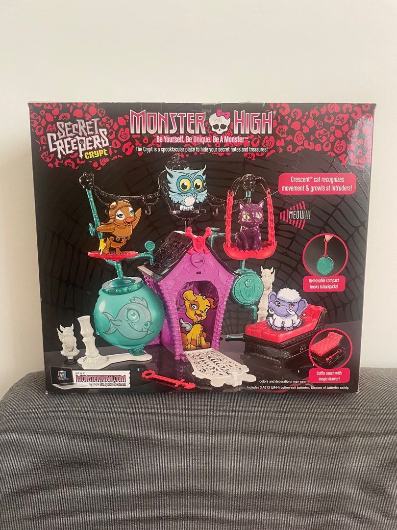 Monster High Secret Creepers Crypt Store and Protect All Your Secrets ...
