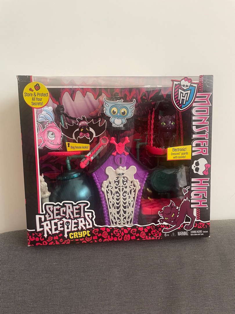 Monster High Secret Creepers Crypt Store and Protect All Your Secrets ...