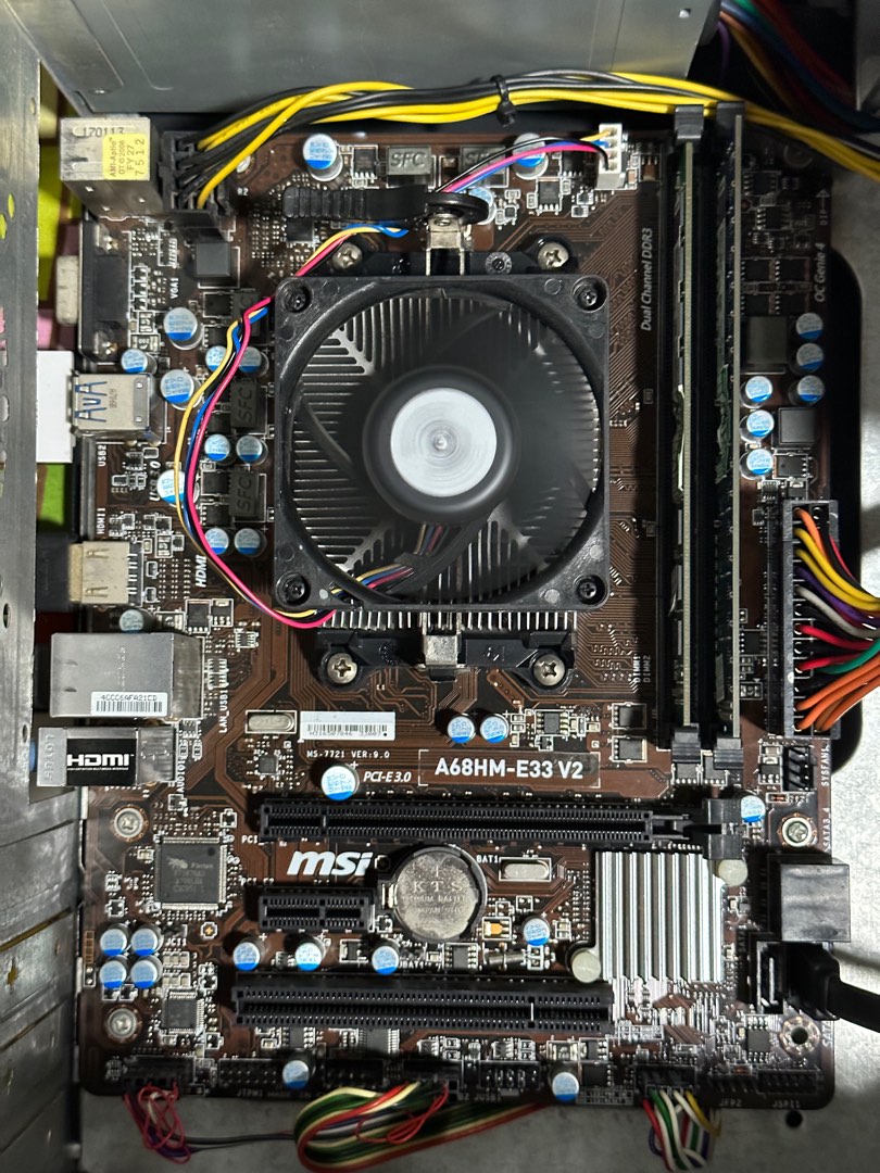 MSI A68HM-E33 V2, Computers & Tech, Parts & Accessories, Computer Parts on Carousell