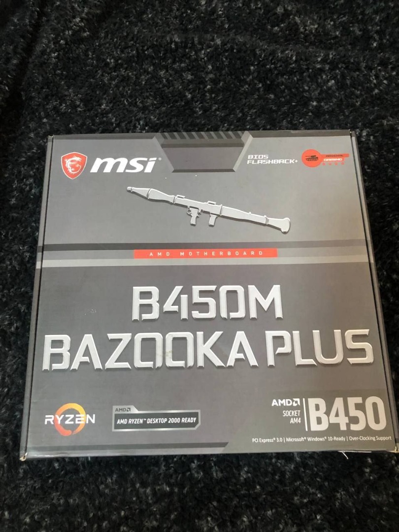 MSI B450M BAZOOKA PLUS, Computers & Tech, Parts & Accessories, Computer ...