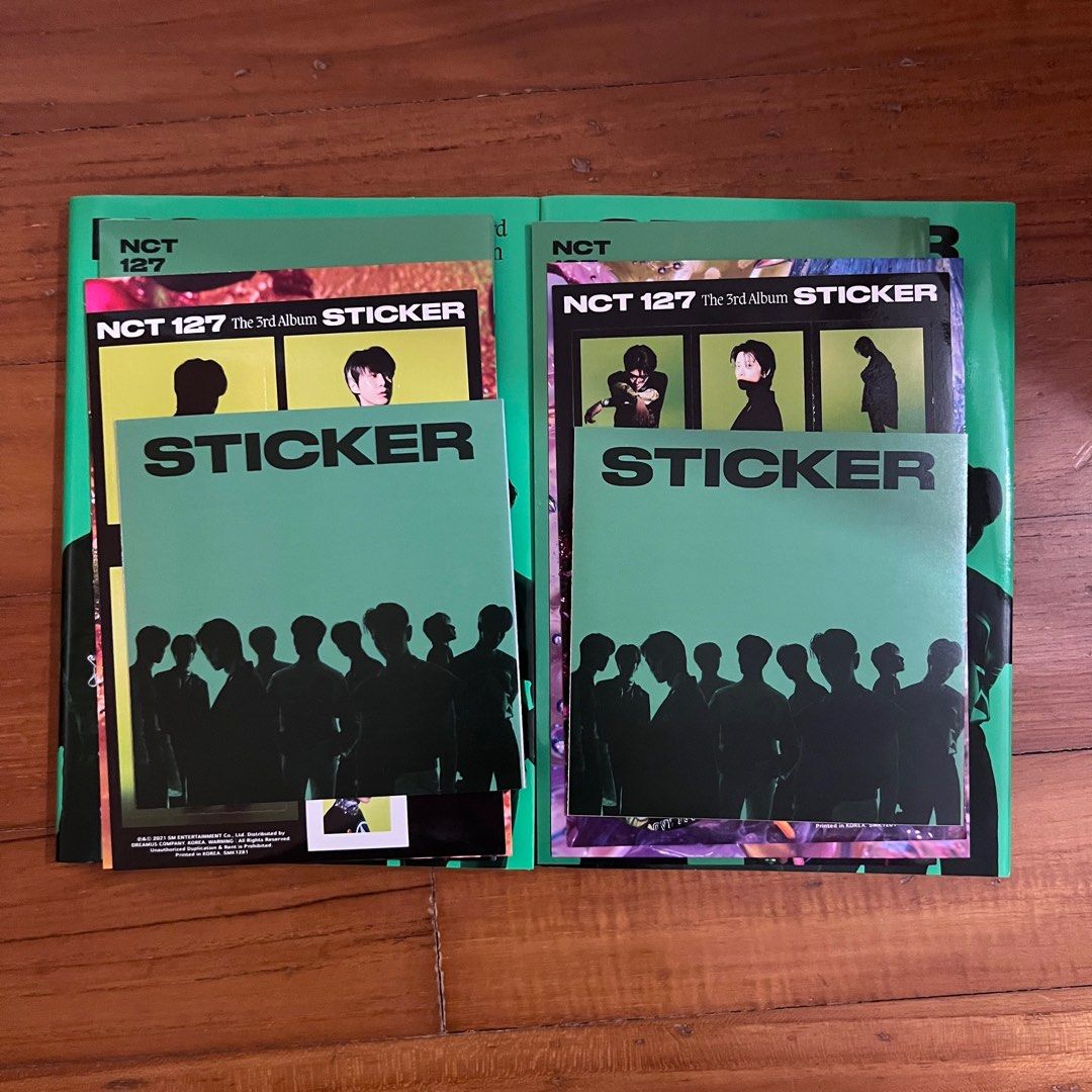 nct 127 sticker albums (full set w/pc), Hobbies & Toys, Memorabilia ...