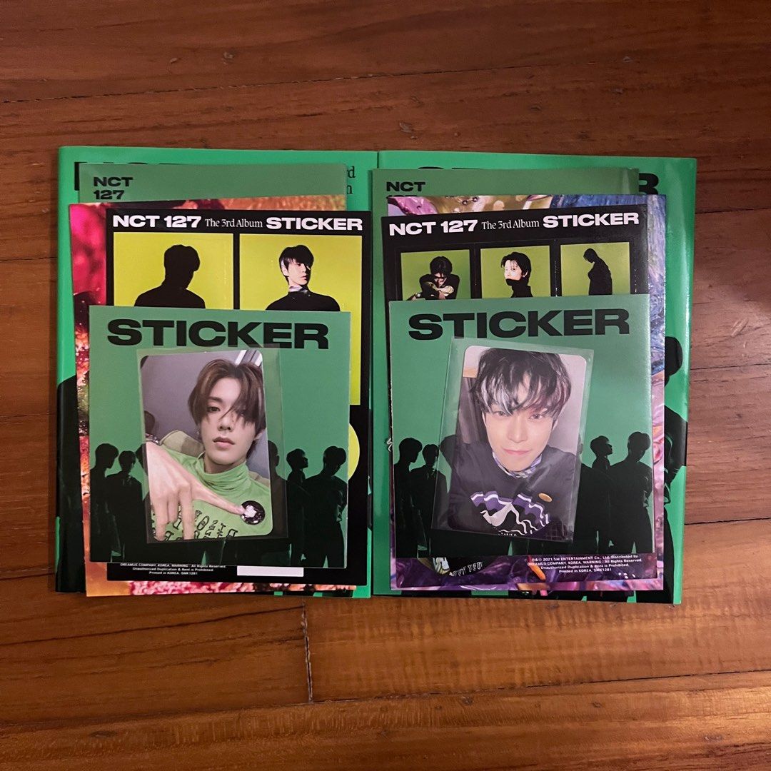 nct 127 sticker albums (full set w/pc), Hobbies & Toys, Memorabilia ...