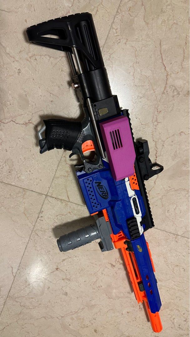 Nerf Stryfe Upgraded 130 fps full auto, Hobbies & Toys, Toys & Games on ...