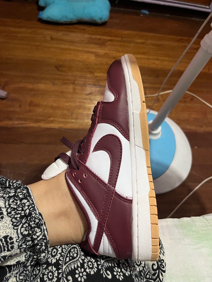 Nike SB Dunk Low Maroon on Carousell