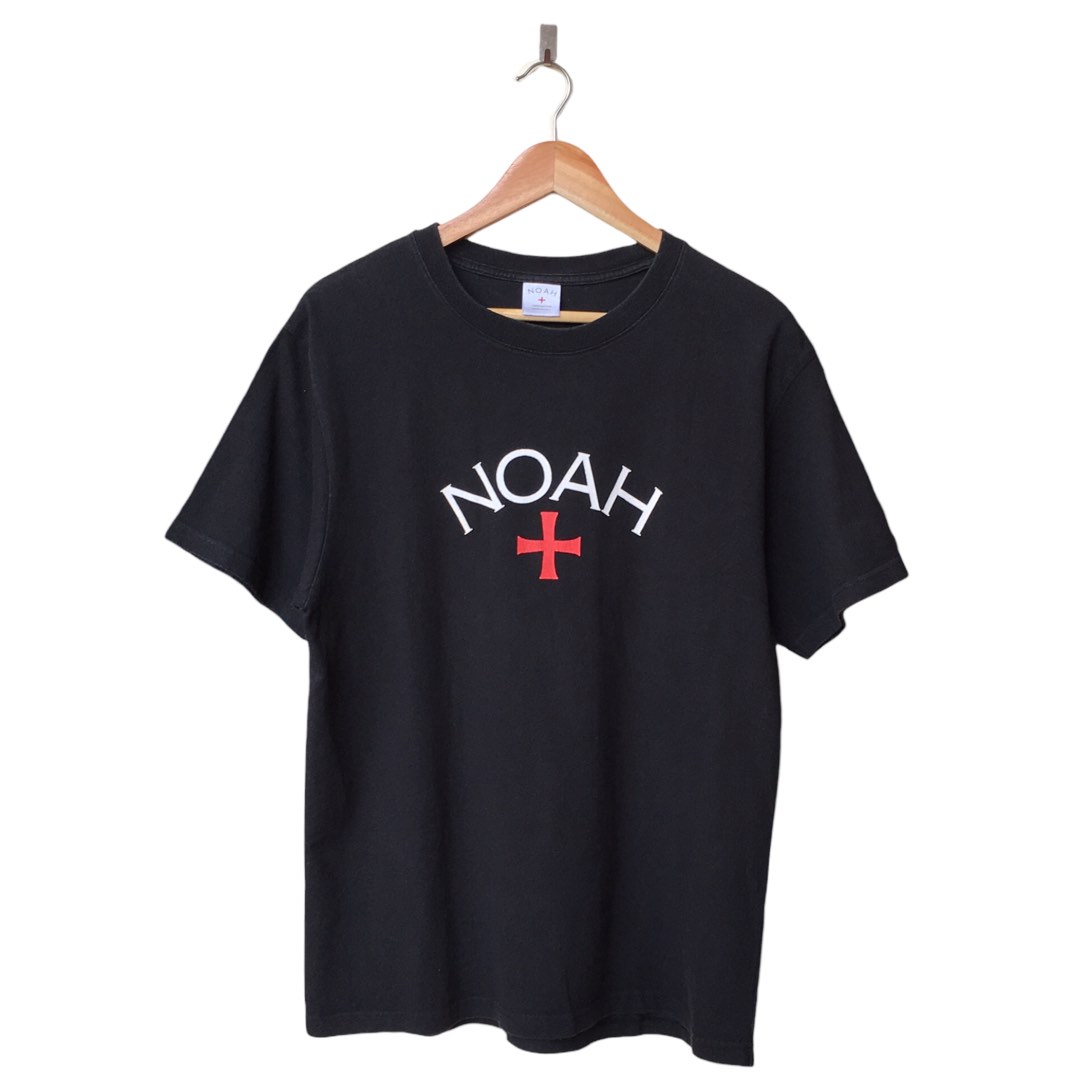 Noah Cross Logo Black Tee, Men's Fashion, Activewear on Carousell
