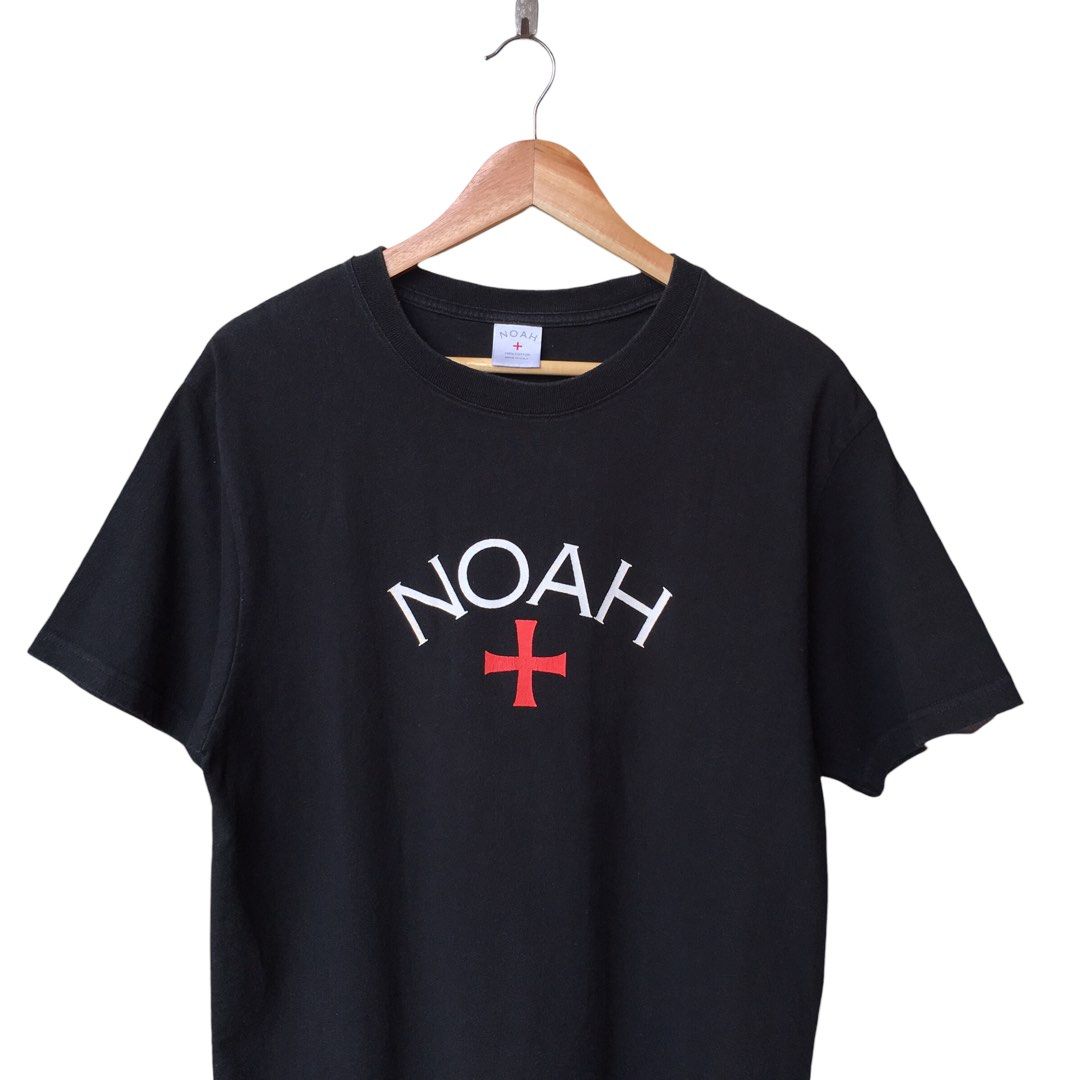 Noah Cross Logo Black Tee, Men's Fashion, Activewear on Carousell
