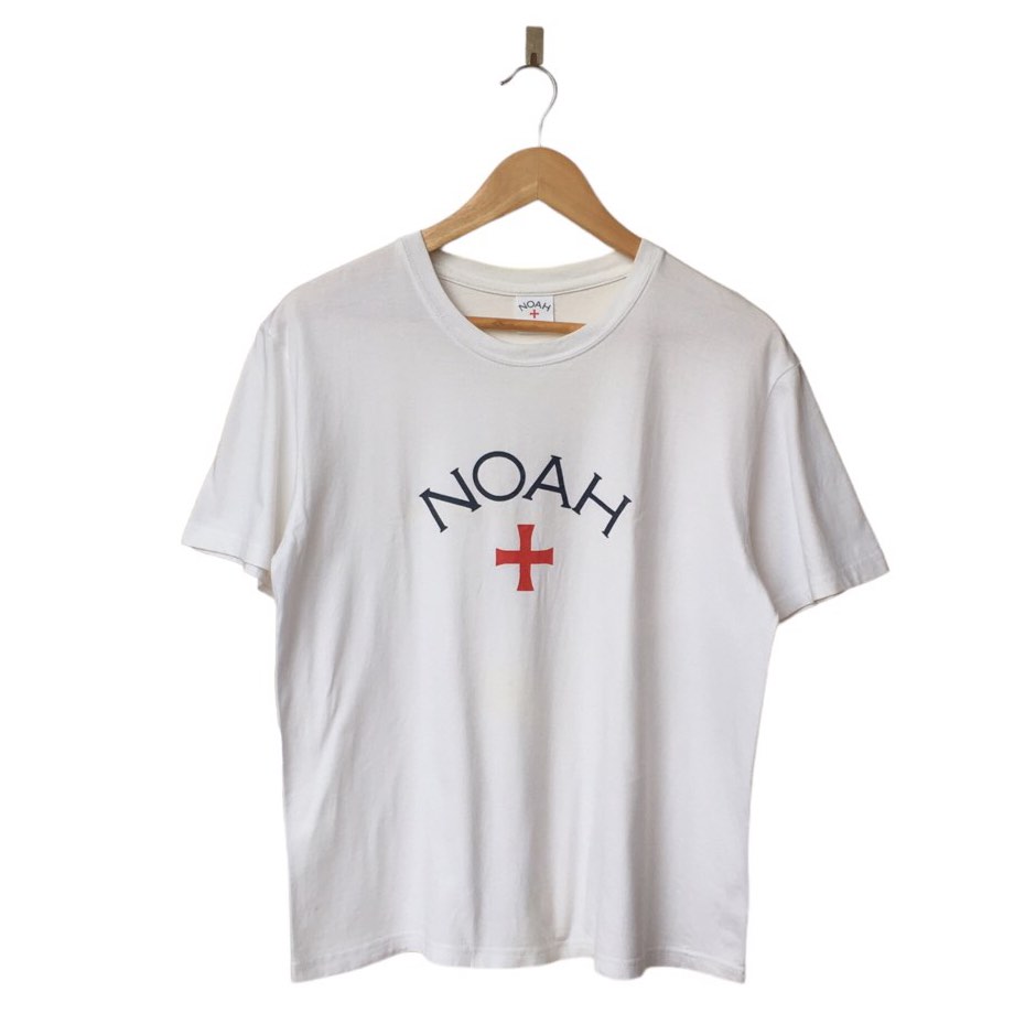 Noah Cross Logo White Tee on Carousell