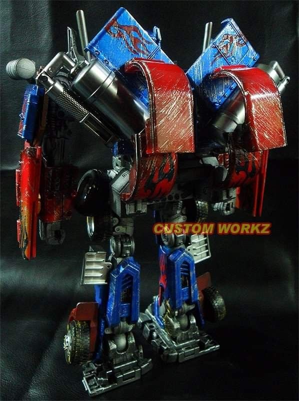 Optimus Prime Transformer Hasbro Leader Class ROTF Custom Repaint ...